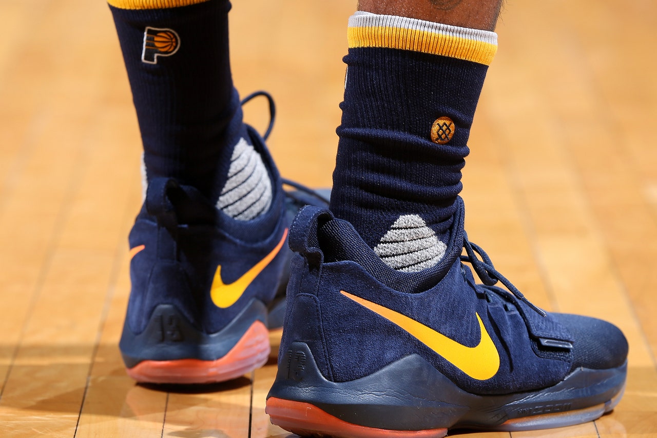 how to draw paul george shoes