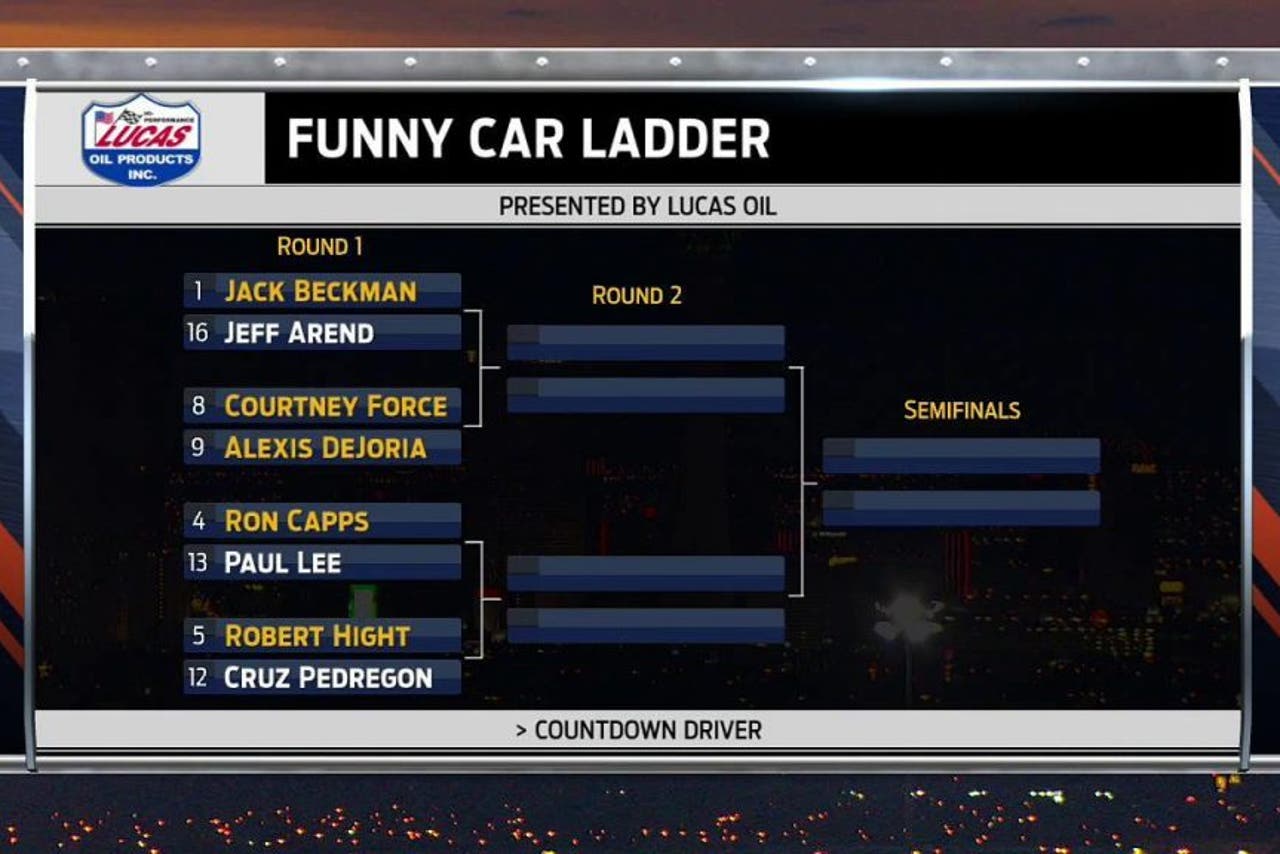 Ladders for the NHRA Toyota Nationals | FOX Sports