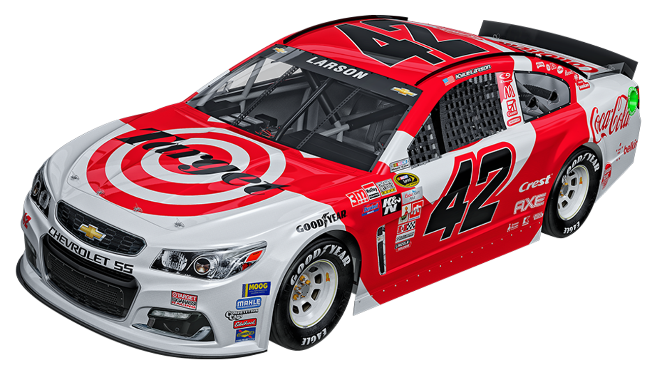 Kyle Larson's Darlington throwback paint scheme has IndyCar ties | FOX ...