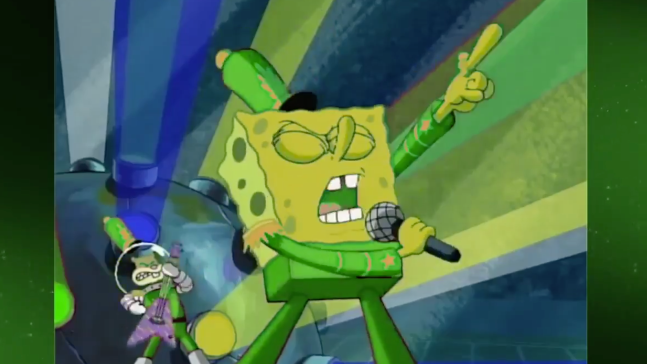 WATCH: Dallas Stars give fans the 'Sweet Victory' SpongeBob halftime ...
