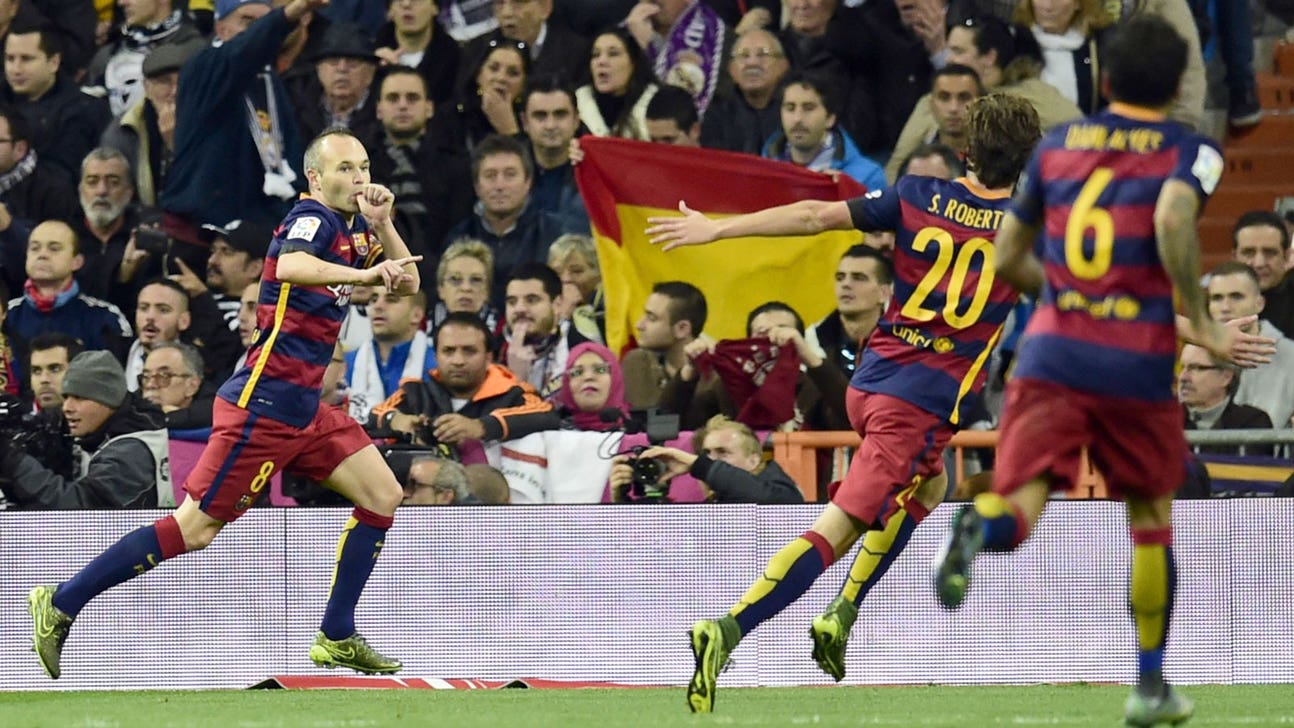 Iniesta thanks Real Madrid fans after superb El Clasico performance ...