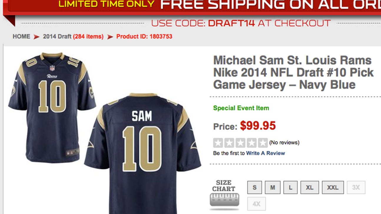 Michael Sam Rams Uniform