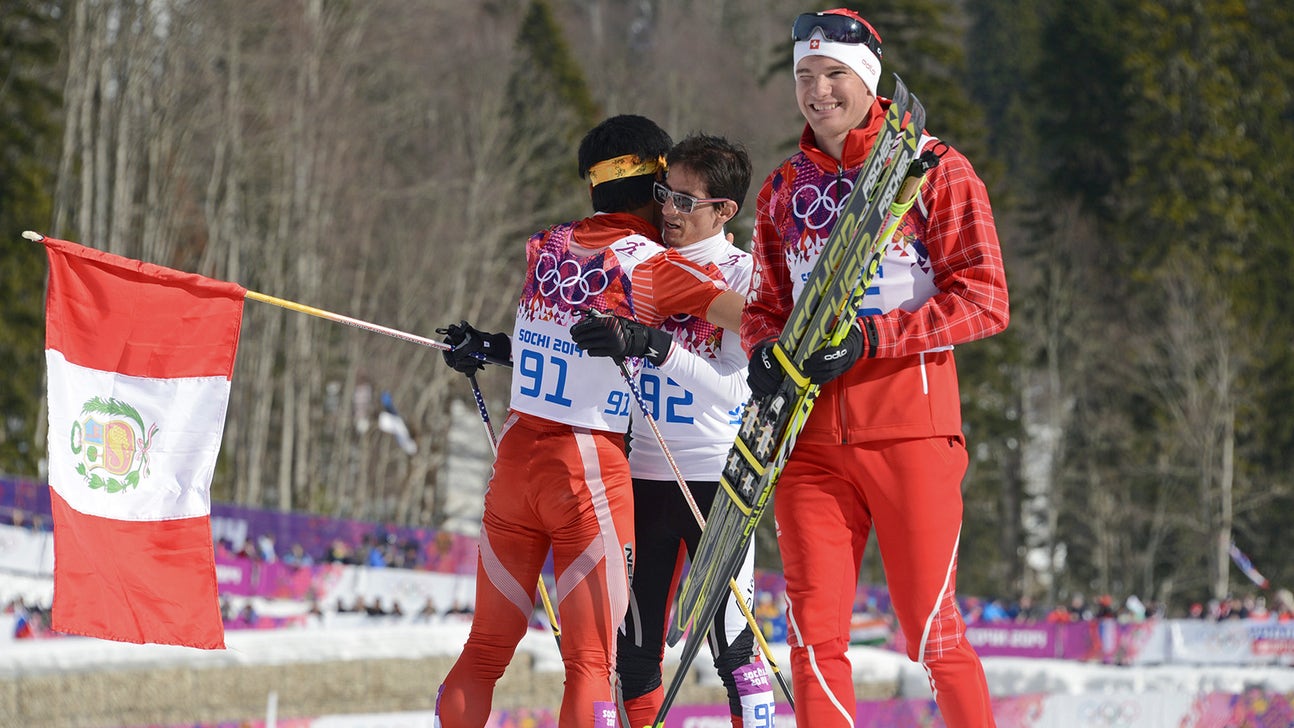 Gold medal winner waits for race's last skier in show of Olympic spirit ...