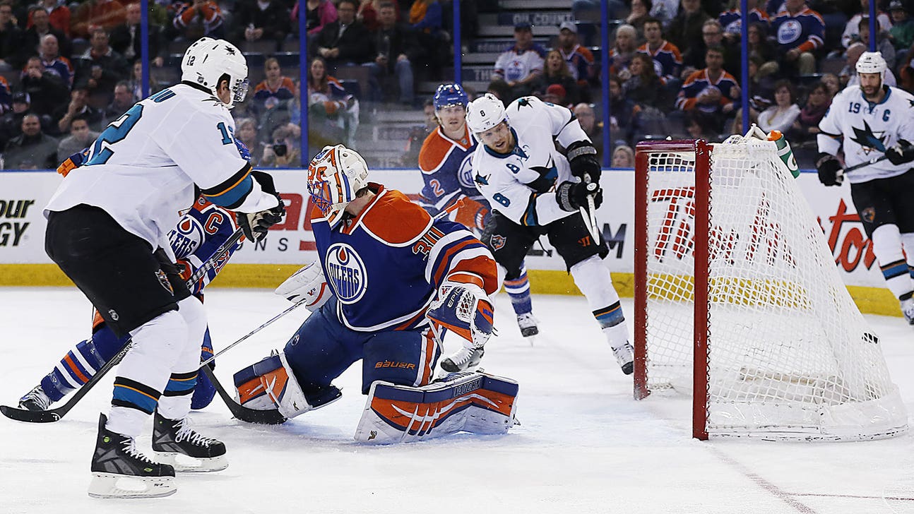 Pavelski nets 3 goals, 4 points in Sharks win over Oilers | FOX Sports