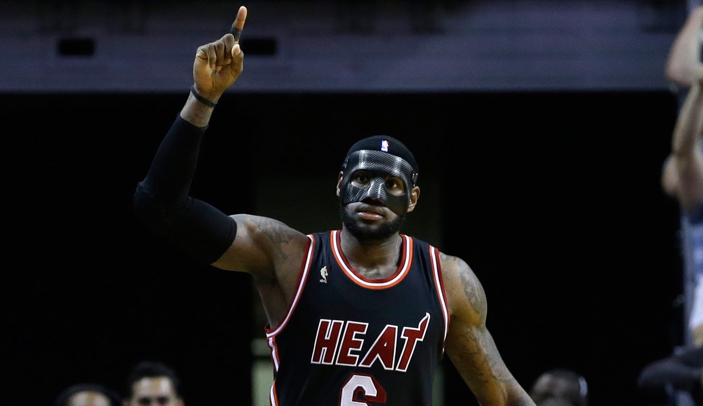 Lebron James Broken Nose