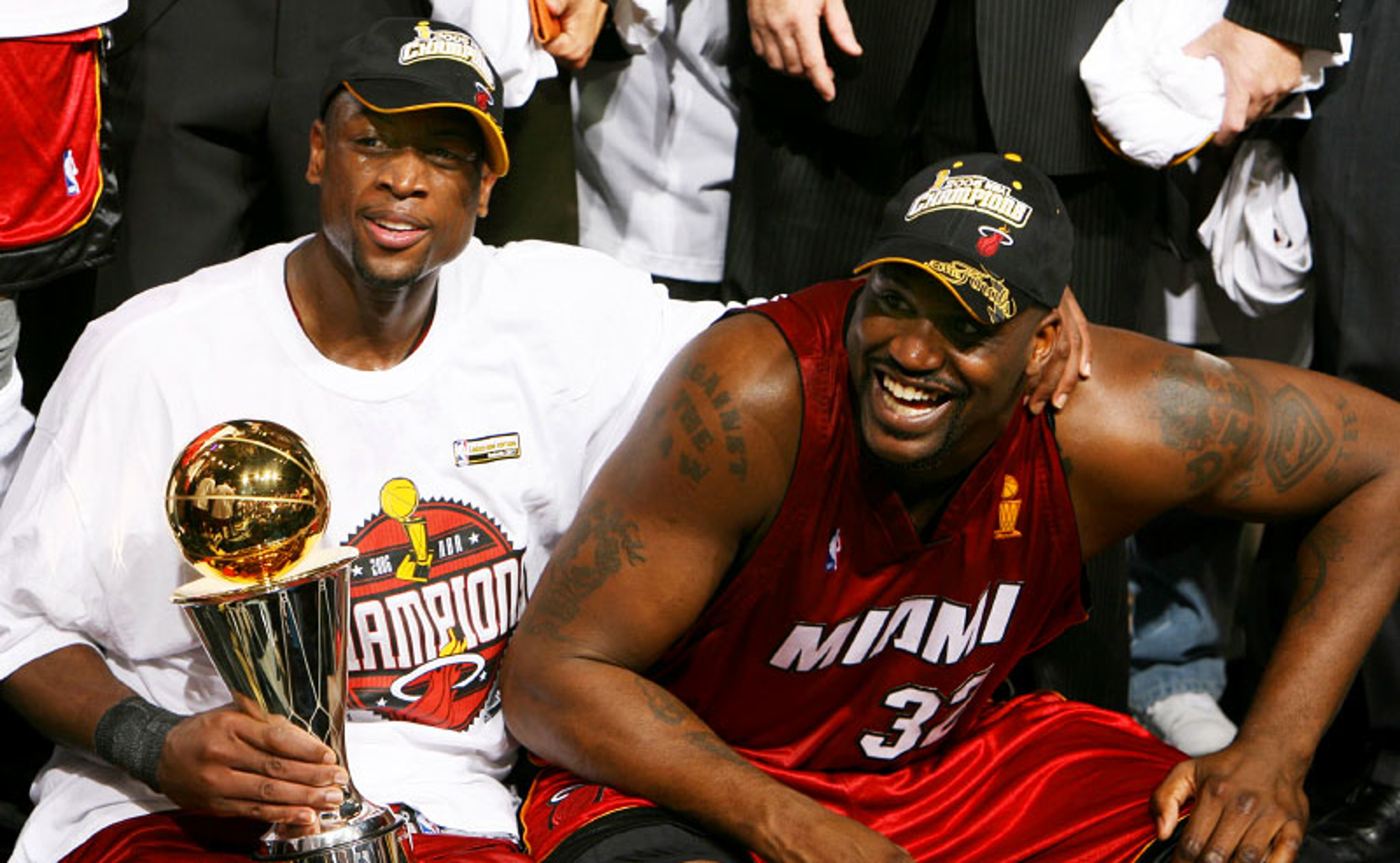 Dwyane Wade shares heartfelt congratulations to Shaq before jersey ...