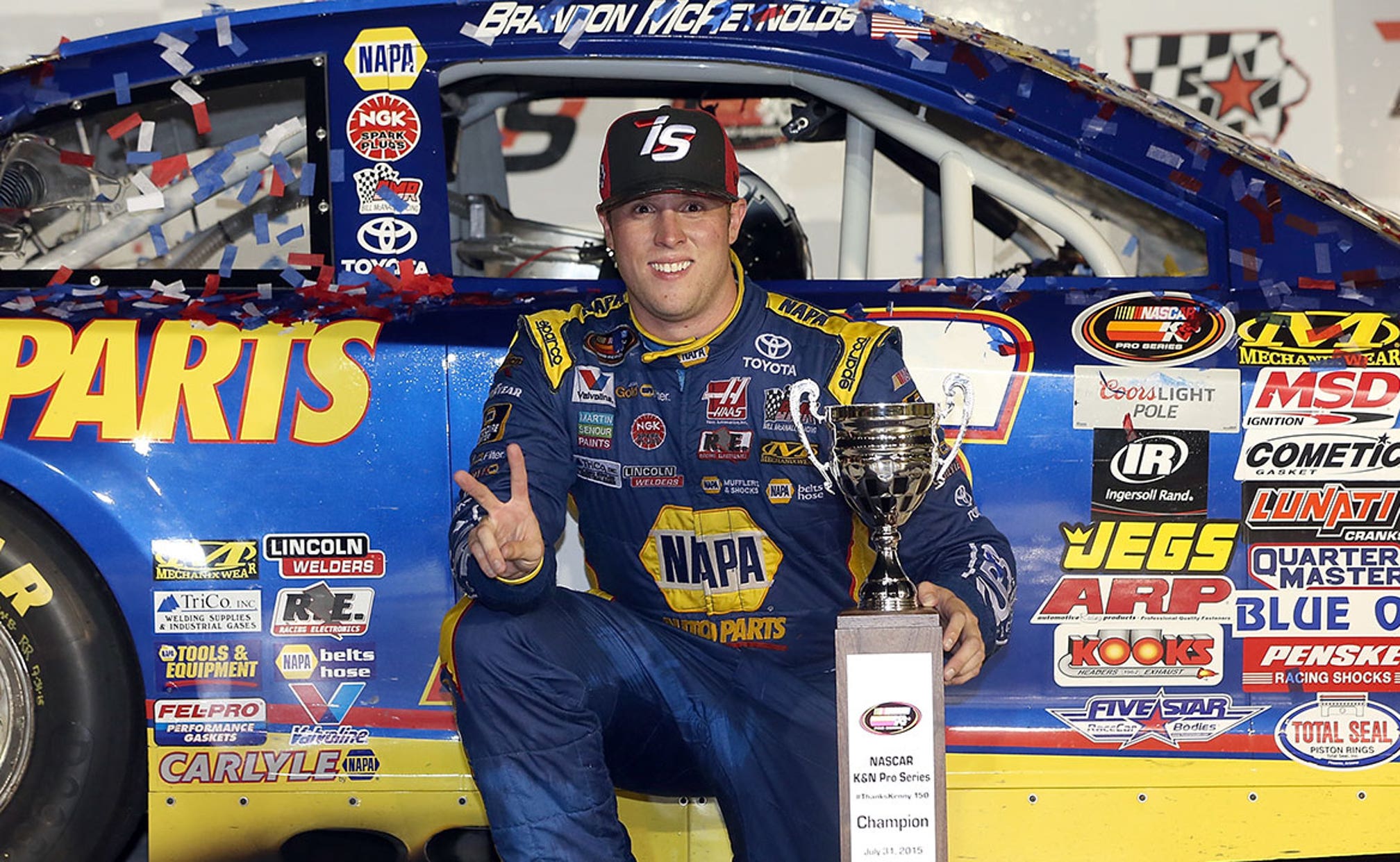 Brandon McReynolds wins NASCAR K&N race at Iowa Speedway | FOX Sports