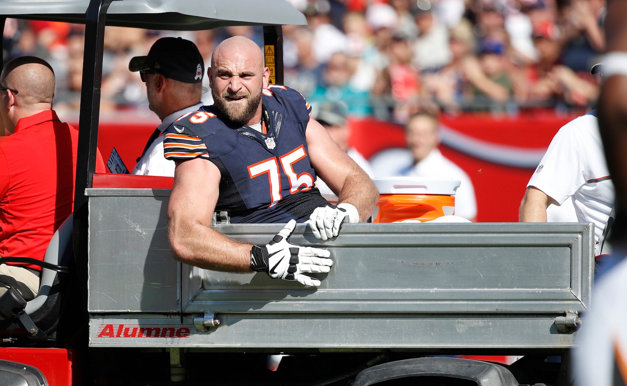 Bears guard Kyle Long shares gruesome photo of injured ankle before ...