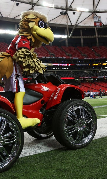 Atlanta Falcons unveil giant, ridiculous concept statues for new ...