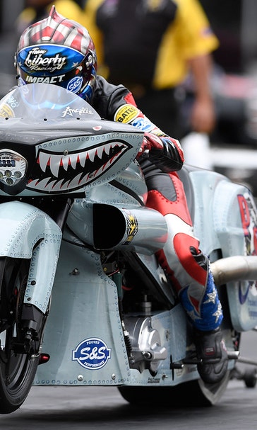 Angelle Sampey leads Pro Stock Motorcycle qualifying in Atlanta | FOX ...