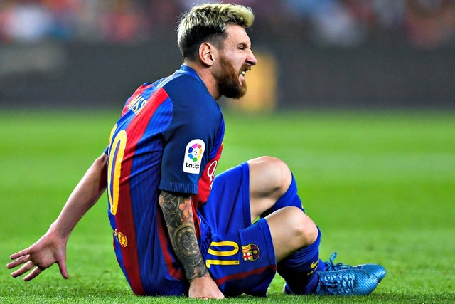 Lionel Messi out 3 weeks for Barcelona after tearing groin against ...