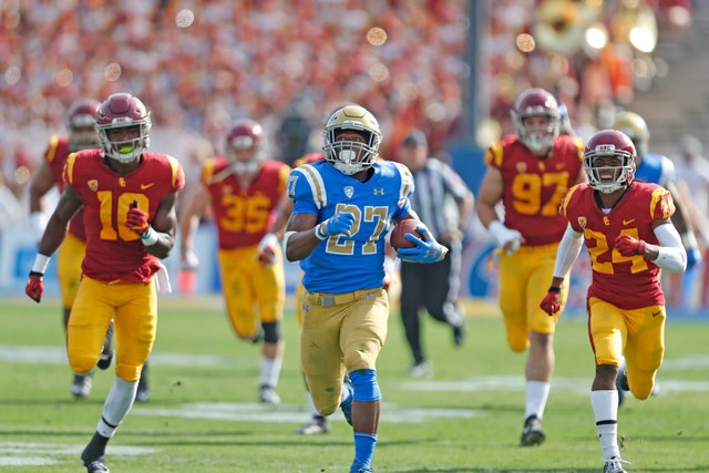 Joshua Kelley runs UCLA past USC for first time since 2014 | FOX Sports