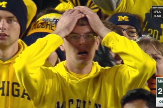 Shocked Michigan fan gets turned into a jack-o’-lantern (PHOTO) | FOX ...