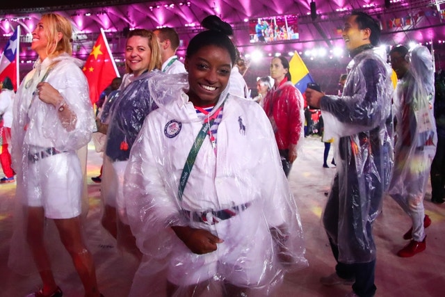 Olympic Gold Medalist Simone Biles Visits Bulls Practice | FOX Sports