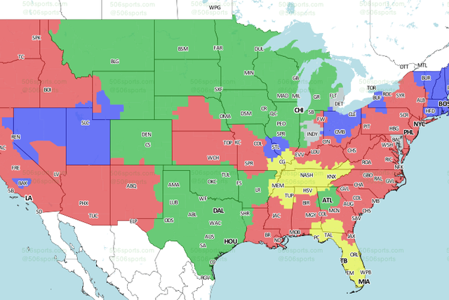 NFL TV Schedule and Broadcast Map: Week 5 | FOX Sports