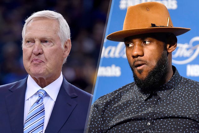 Jerry West rips critics who take shots at LeBron's record in the Finals ...
