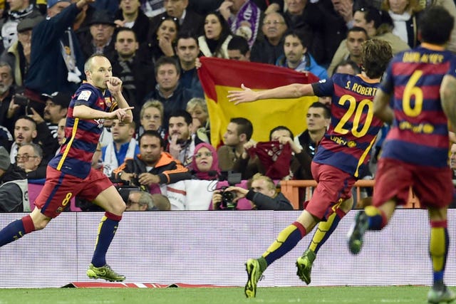 Iniesta thanks Real Madrid fans after superb El Clasico performance ...