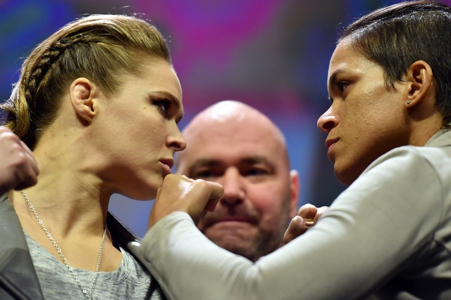 Ronda Rousey responds to Amanda Nunes saying she will finish her in the ...