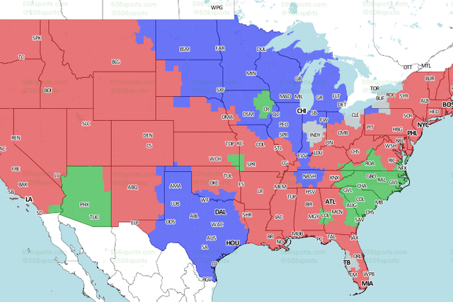 NFL TV Schedule and Broadcast Map: Week 8 | FOX Sports