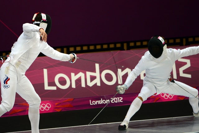 fencing wallpaper epee 2012