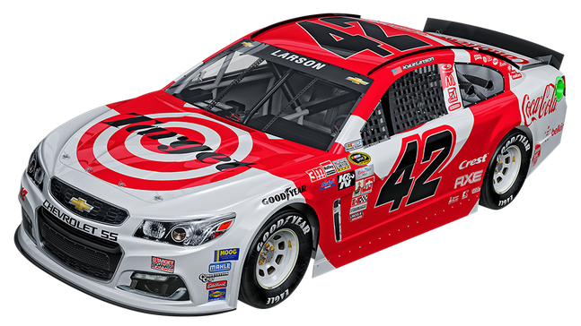 Kyle Larson's Darlington throwback paint scheme has IndyCar ties | FOX ...