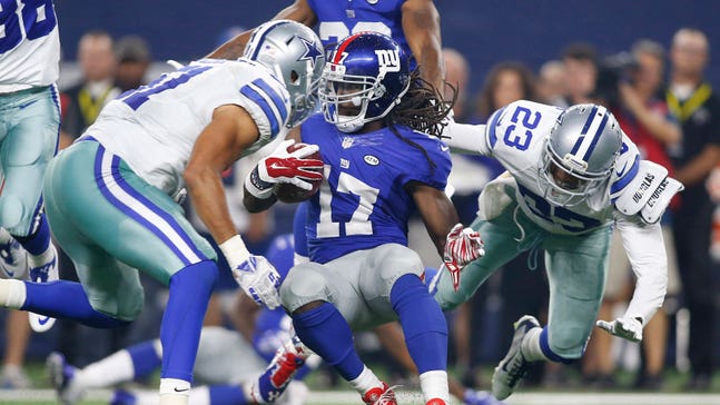 WATCH: Dwayne Harris' 100-yard return helps Giants sink Cowboys | FOX ...