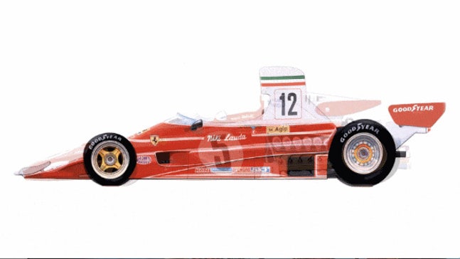 GIF shows the evolution of Ferrari's F1 cars | FOX Sports