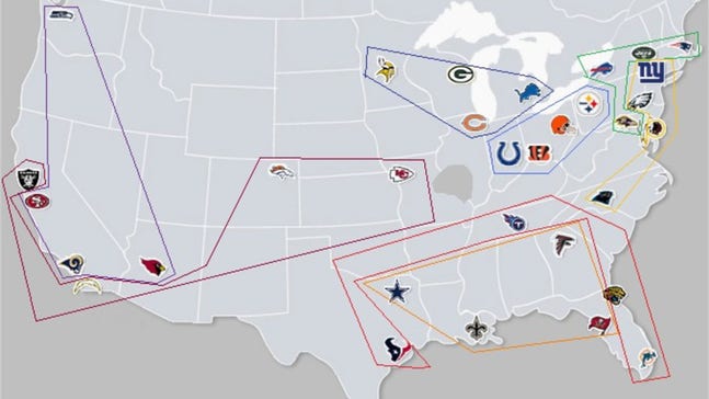 If the NFL map made sense | FOX Sports