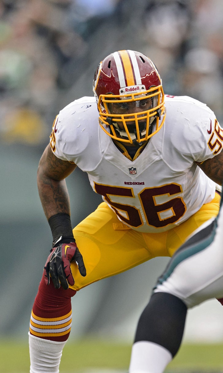 Linebacker Riley re-signs with Redskins | FOX Sports