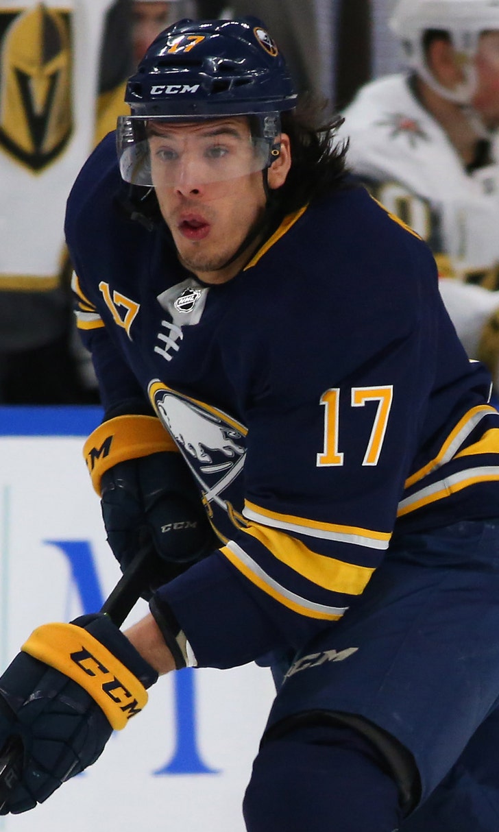 Blues sign ex-Sabres F Jordan Nolan to one-year, two-way contract | FOX ...