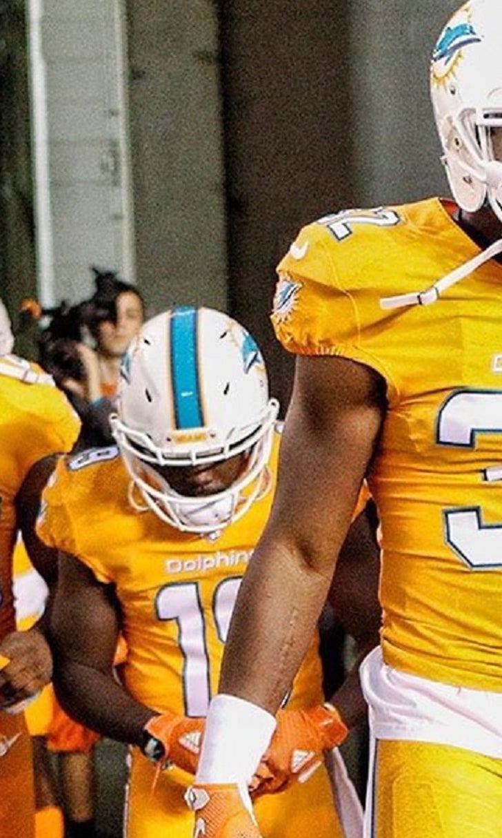 Dolphins' bright orange 'Color Rush' jerseys getting crushed on Twitter ...