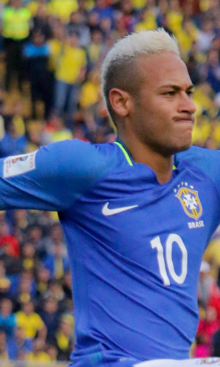 Neymar and his Brazil teammates finally made a 'Running Man' video ...