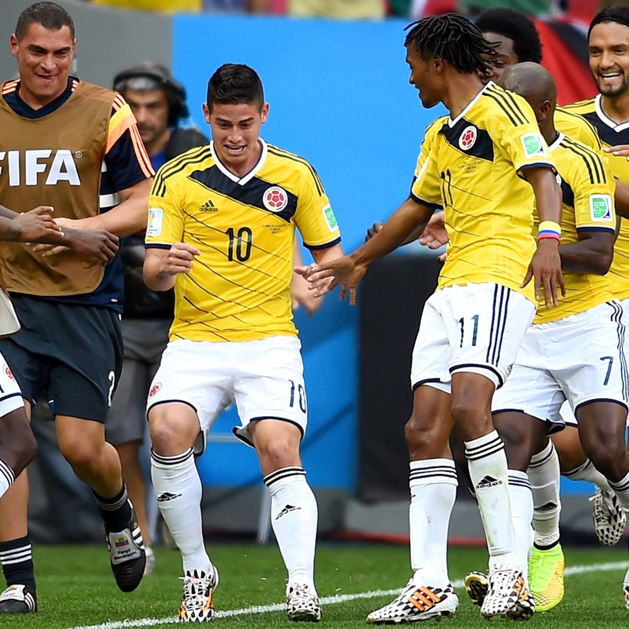 James Rodriguez World Cup Dancing