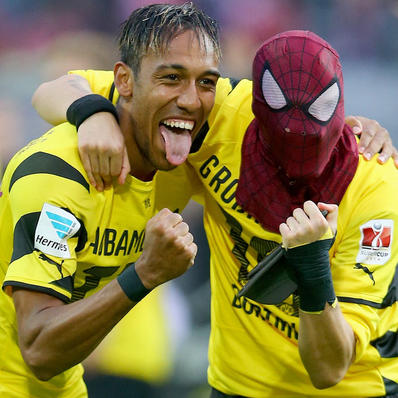 Pierre Emerick Aubameyang Spiderman