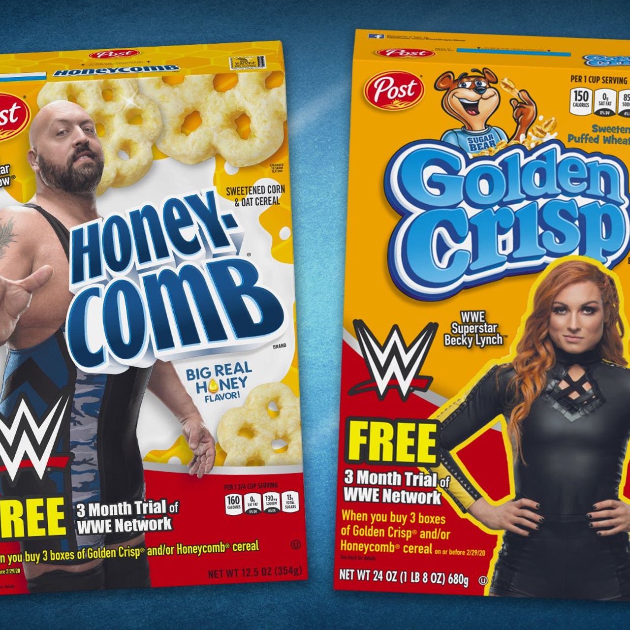 Rob And Big Cereal Box