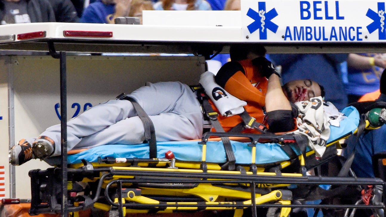 Marlins slugger Giancarlo Stanton shares photos of injury, recovery ...