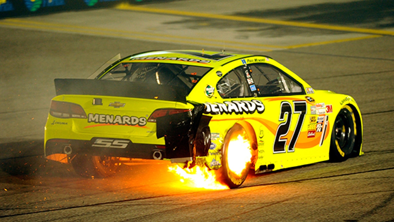 Tire on fire! It really happened -- but what caused it? | FOX Sports