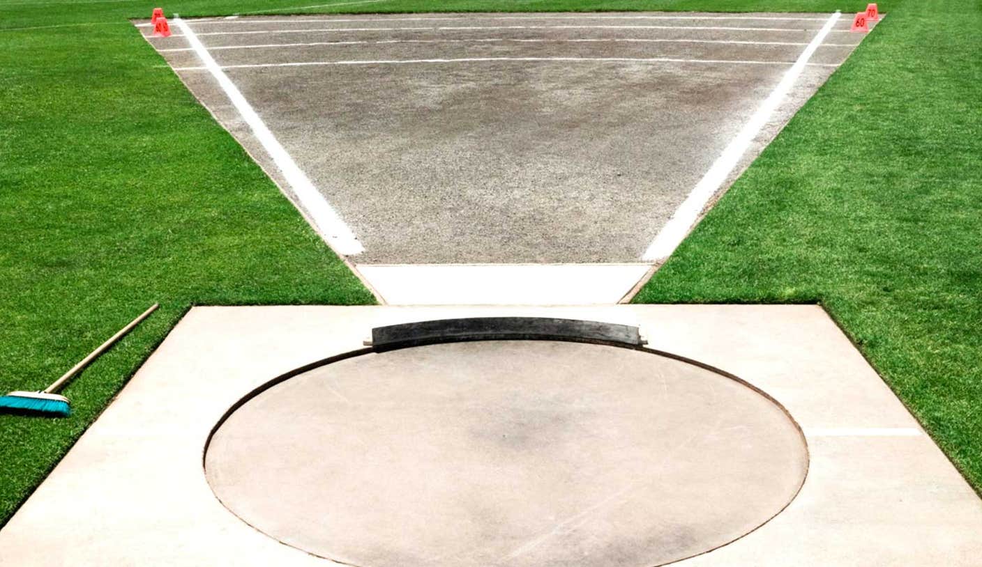olympic shot put ring