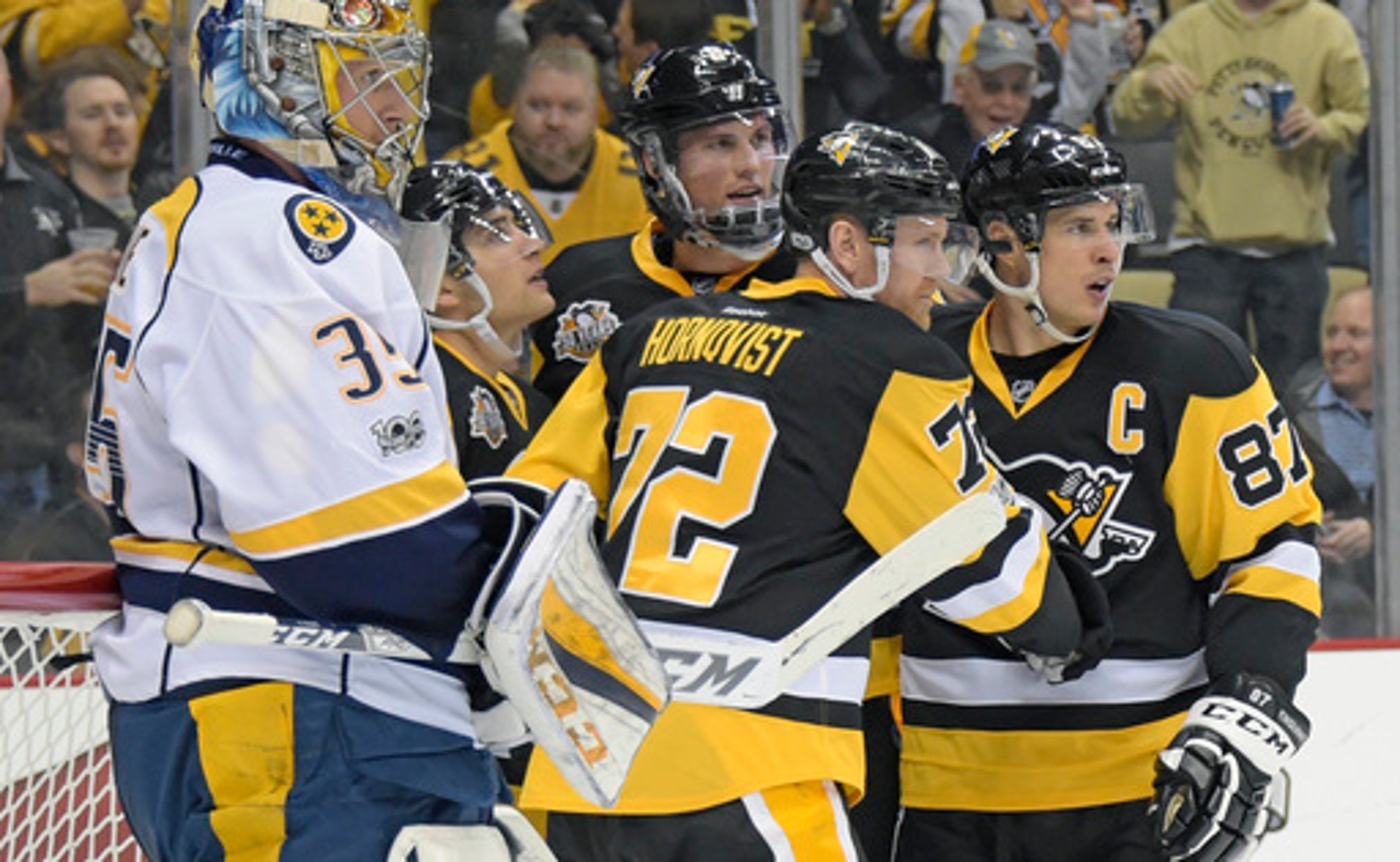 The Latest: Pittsburgh holds off Predators in Game 1 | FOX Sports