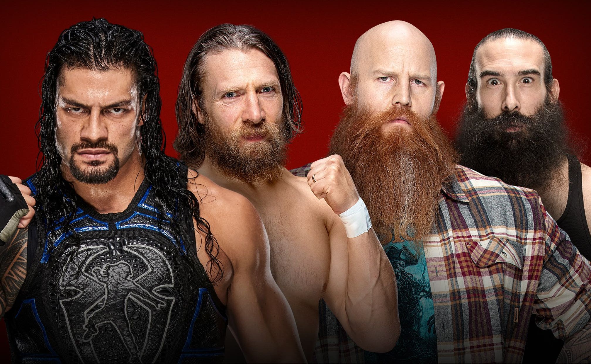 Daniel Bryan & Roman Reigns vs. Erick Rowan & Luke Harper (Tornado Tag ...