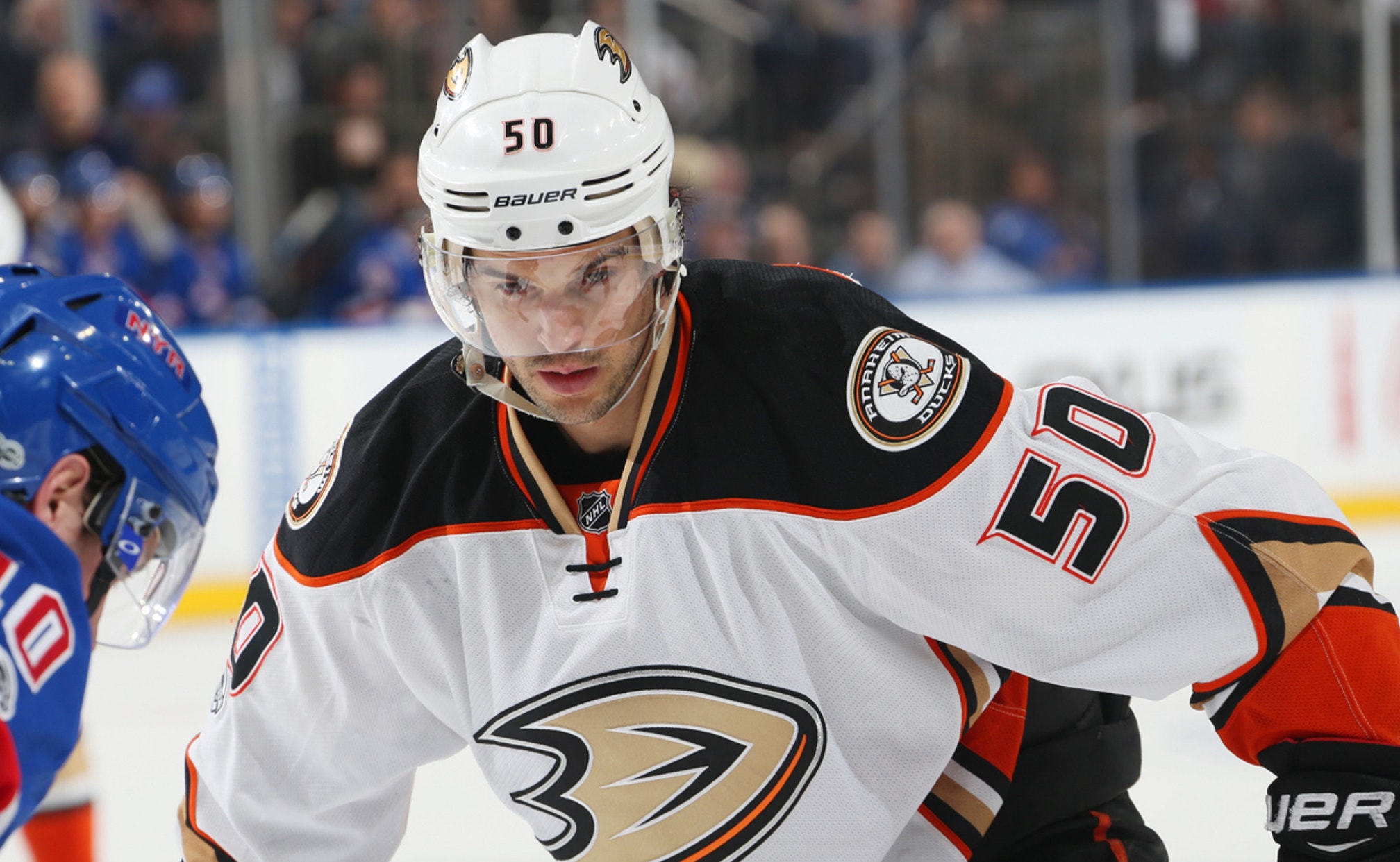 Watch: Ducks' Antoine Vermette ejected for hitting official with stick ...