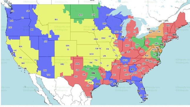 NFL Week 1: Broadcast map | FOX Sports