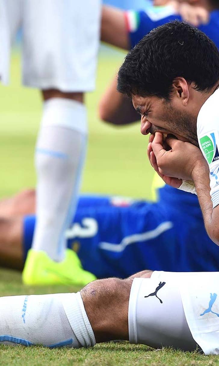 Norwegian wins a bet on Suarez biting someone at World Cup | FOX Sports