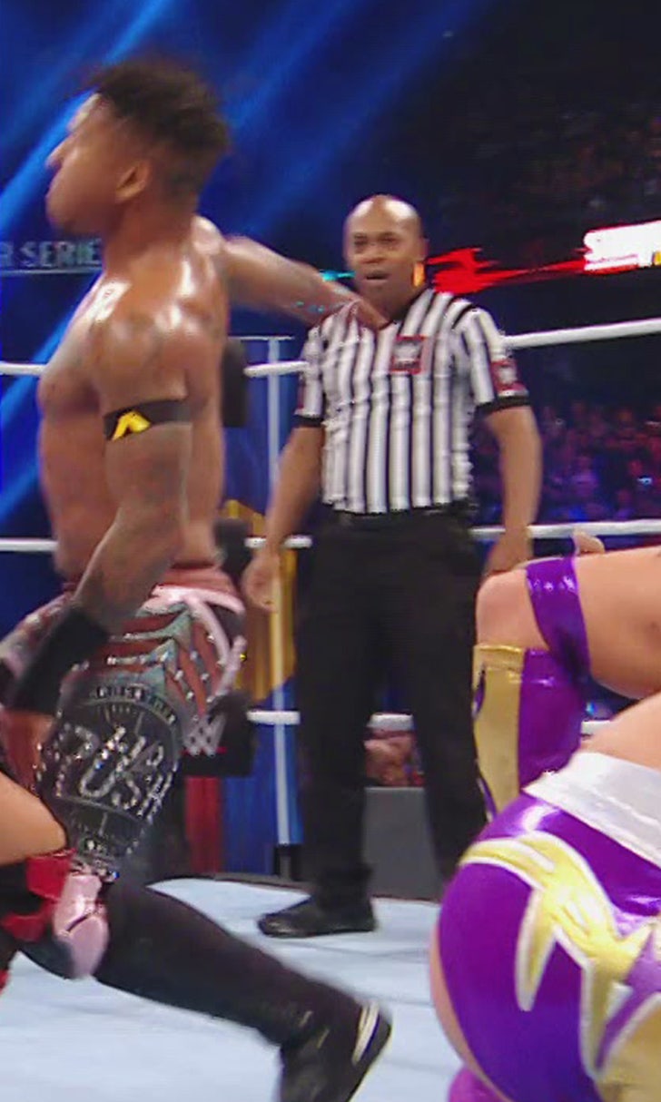 NXT Cruiserweight Champion Lio Rush def. Kalisto & Akira Tozawa ...