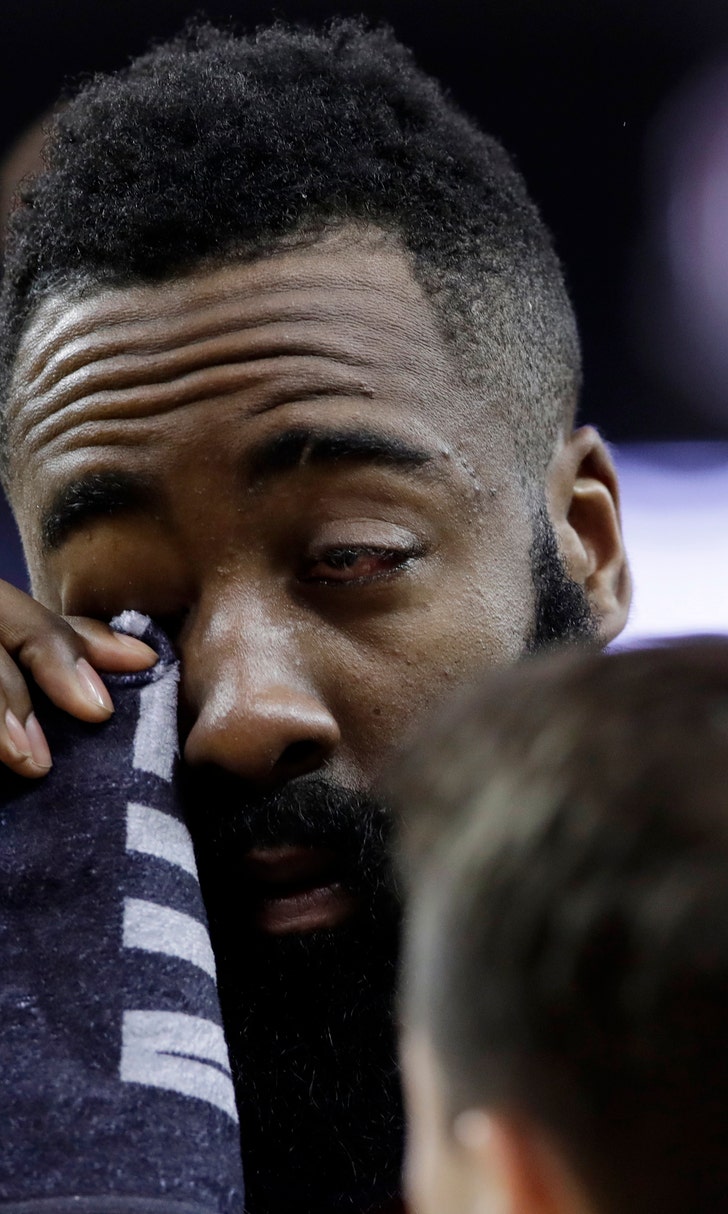 James Harden played with blurred vision and stinging eyes | FOX Sports