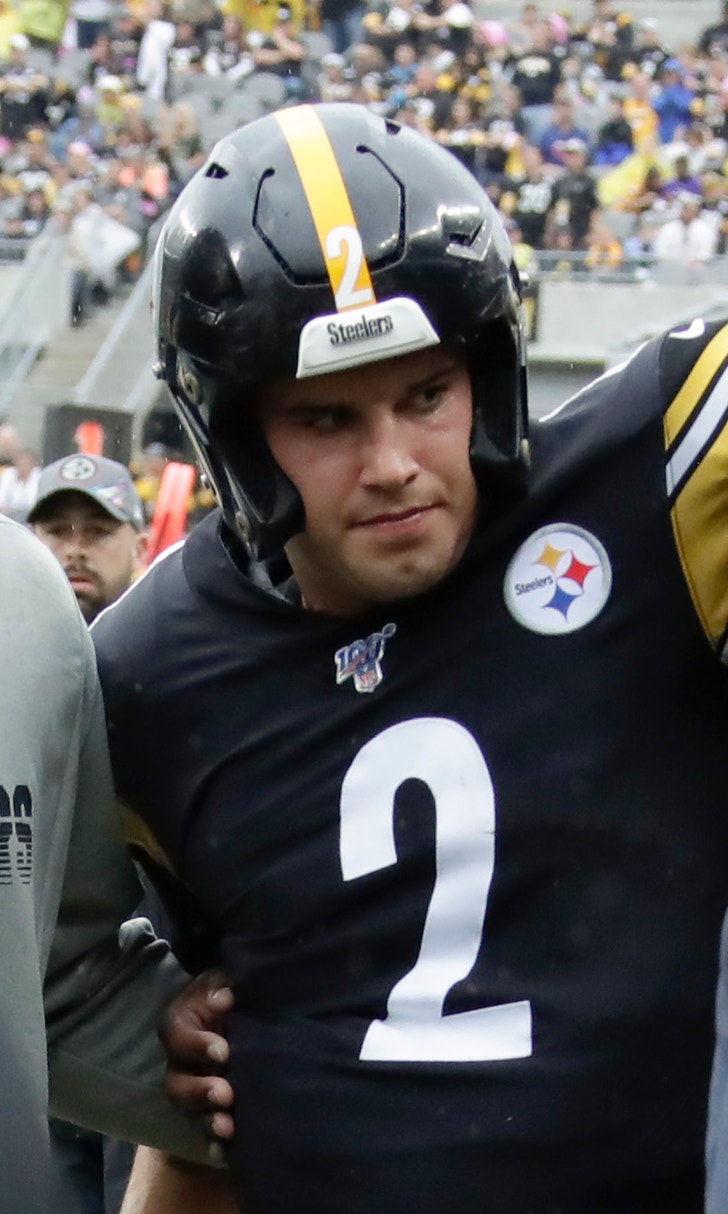 Steelers QB Mason Rudolph leaves with concussion | FOX Sports