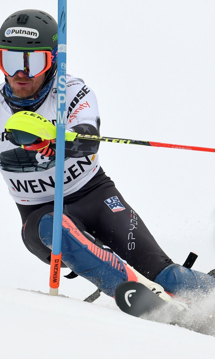 Schwarz leads opening slalom run in World Cup combined event | FOX Sports