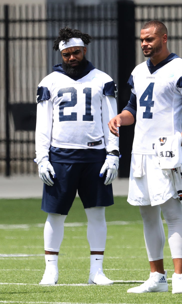 PHOTOS: Dak, Zeke and a bunch of new faces at Dallas Cowboys OTAs | FOX ...
