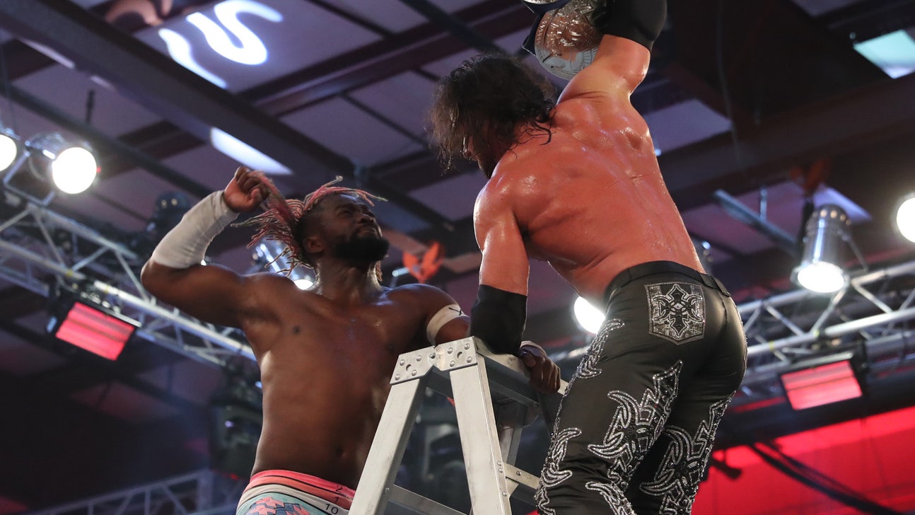 SmackDown Tag Team Champion John Morrison def. Kofi Kingston and Jimmy ...