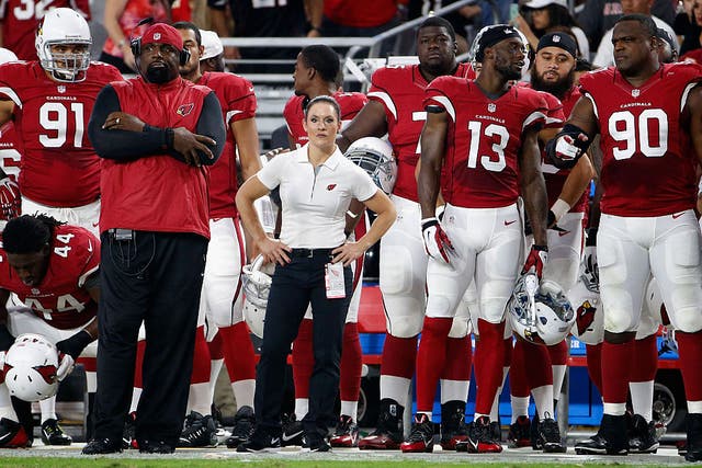Ref Sarah Thomas, coach Jen Welter part of NFL's historic sisterhood ...